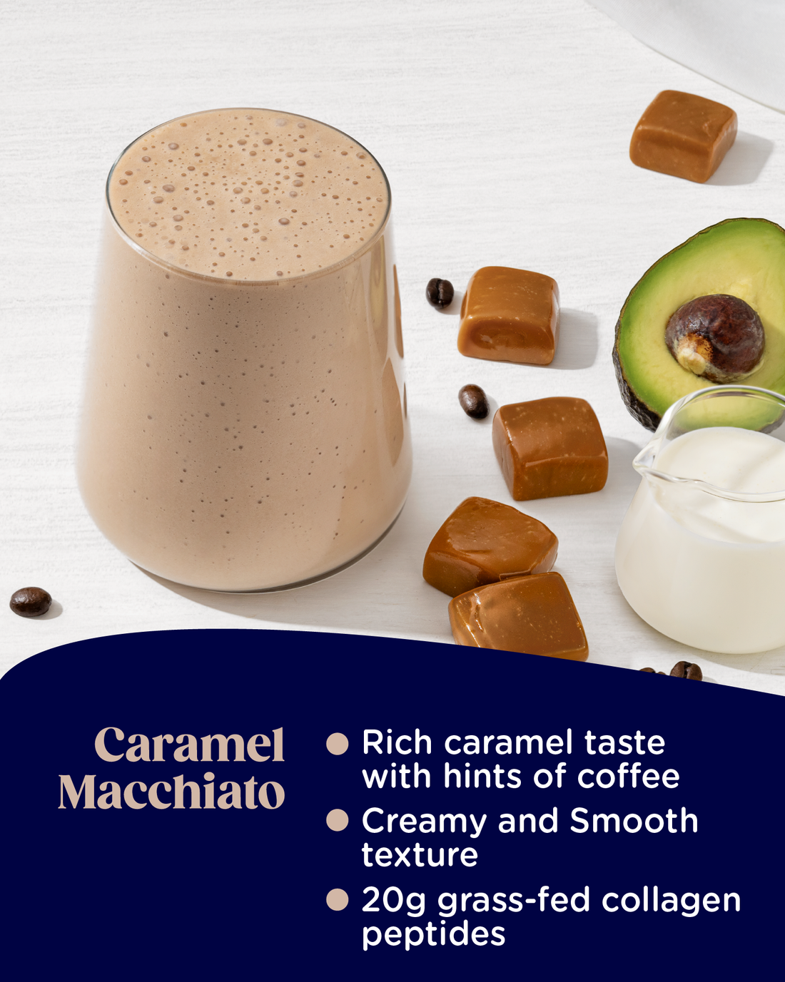 Caramel Macchiato Collagen Peptides Shake powder – Enchant Brands