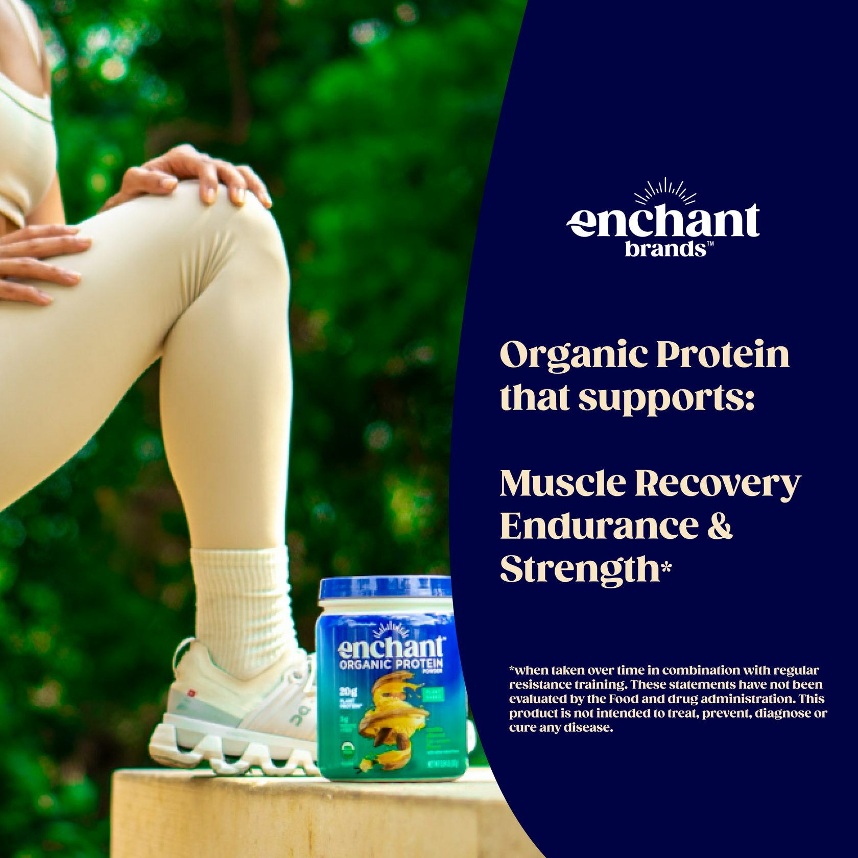Vanilla Almond Organic Protein powder – Enchant Brands